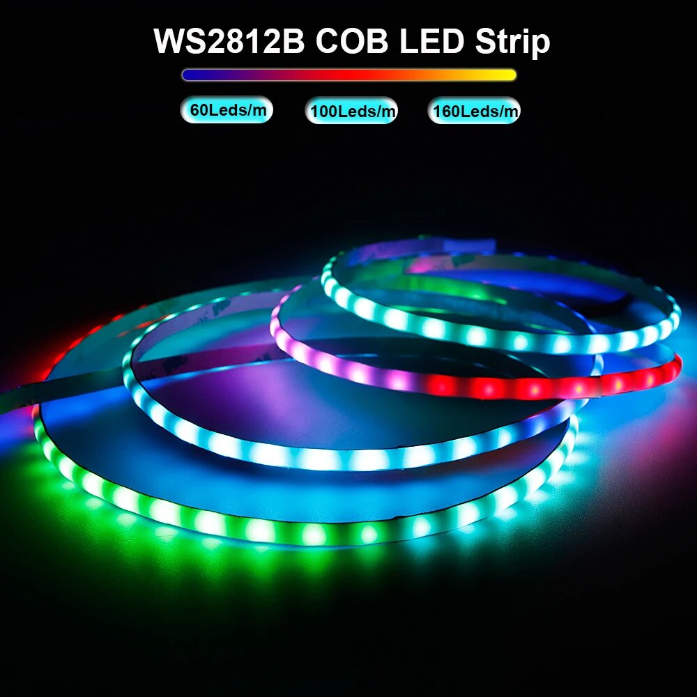 Светодиодная лента WS2812B 3м, 5mm PCB, 160 Leds