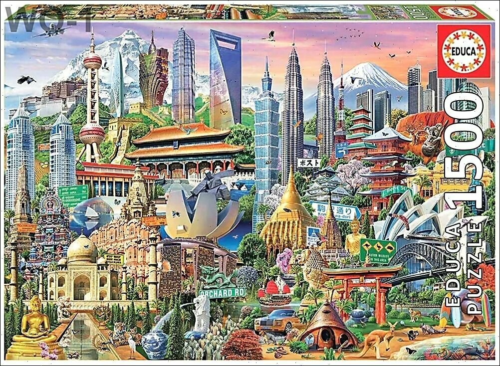 Пазл EDUCA Asia Landmark на 1500 деталей