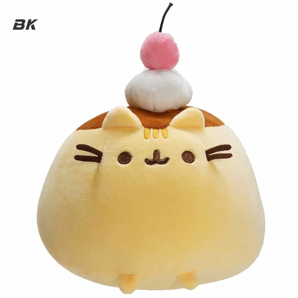 Мягкая игрушка "Pusheen the Cat" (Кот Пушин) с мороженое.