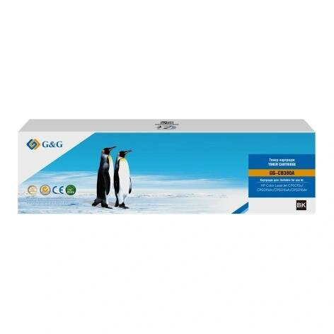 Картридж лазерный G&G CB380A черный, 16500 страниц, для HP Color LaserJet CP6015х CP6015dn CP6015хh CP6015de (GG-CB380A)