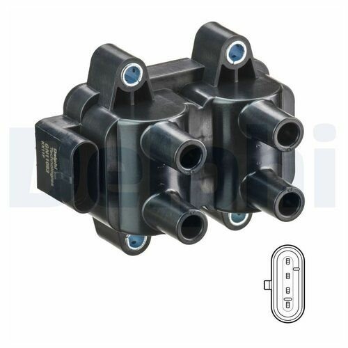 Катушка зажигания RENAULT Clio, Kangoo, Megane, Twingo DACIA Logan Delphi GN1108312B1
