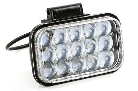 Фара светодиодная (прямоугольная) 45W 160х100х75 4D EPISTAR х15шт 10 30V дальний/ближний
