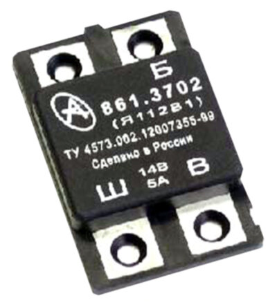 Регулятор напряжения ВАЗ 2105 (ген. Г 222) 861.3702 (таблетка) (Астро)