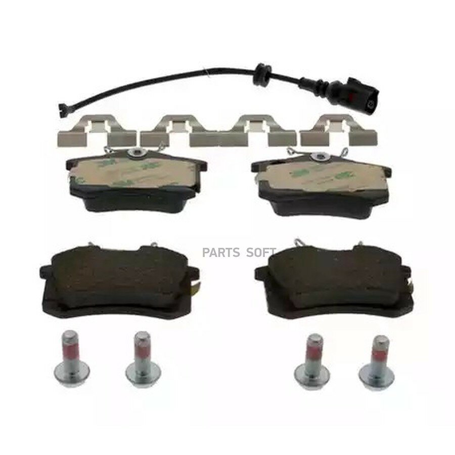 FERODO FDB1645 0 986 424 813 ! колодки дисковые з.\ VW Polo, Seat Ibiza 1.2/1.4 16V/1.4TDi/1.9TDi 01>