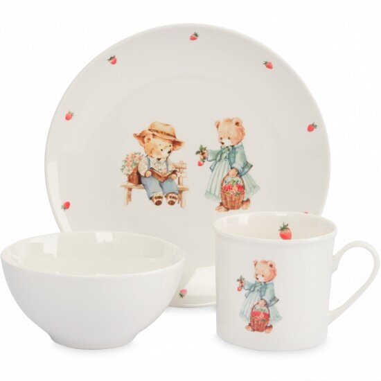 Набор посуды детский Anna Lafarg Мишки Teddy bear ANLAF-SHMEI-0908