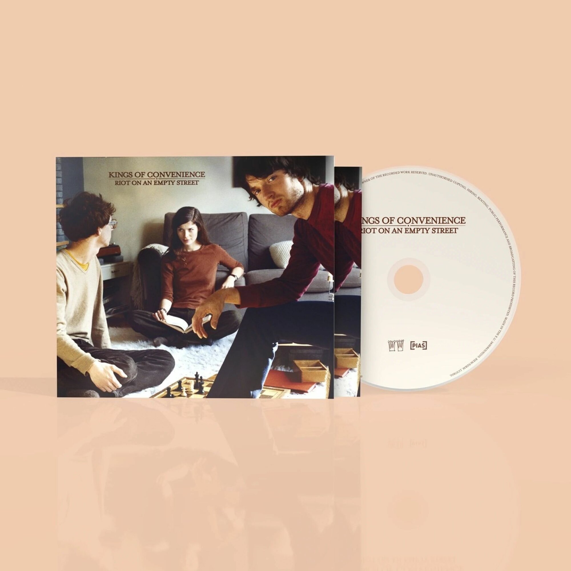 Kings Of Convenience - Riot On An Empty Street (CD), 2025, PIAS, Digisleeve, Фирменный Музыкальный диск