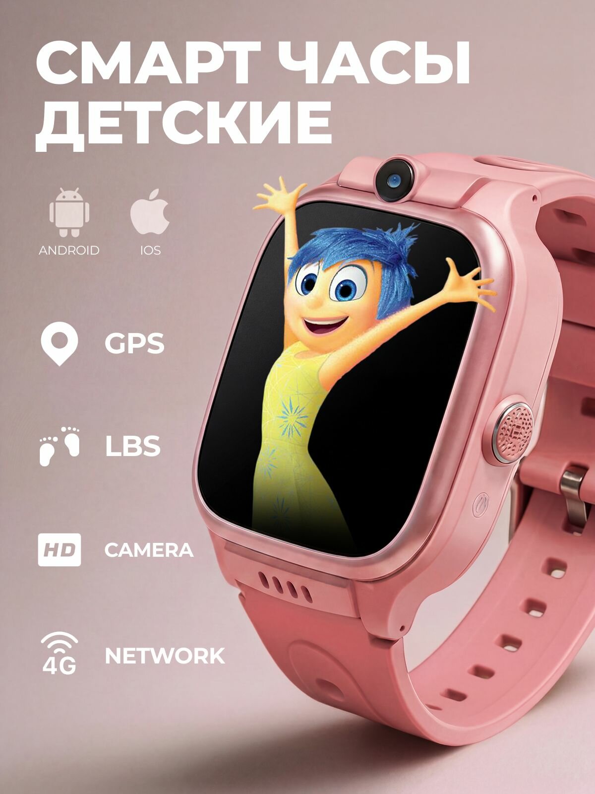Смарт часы детские с сим-картой и камерой