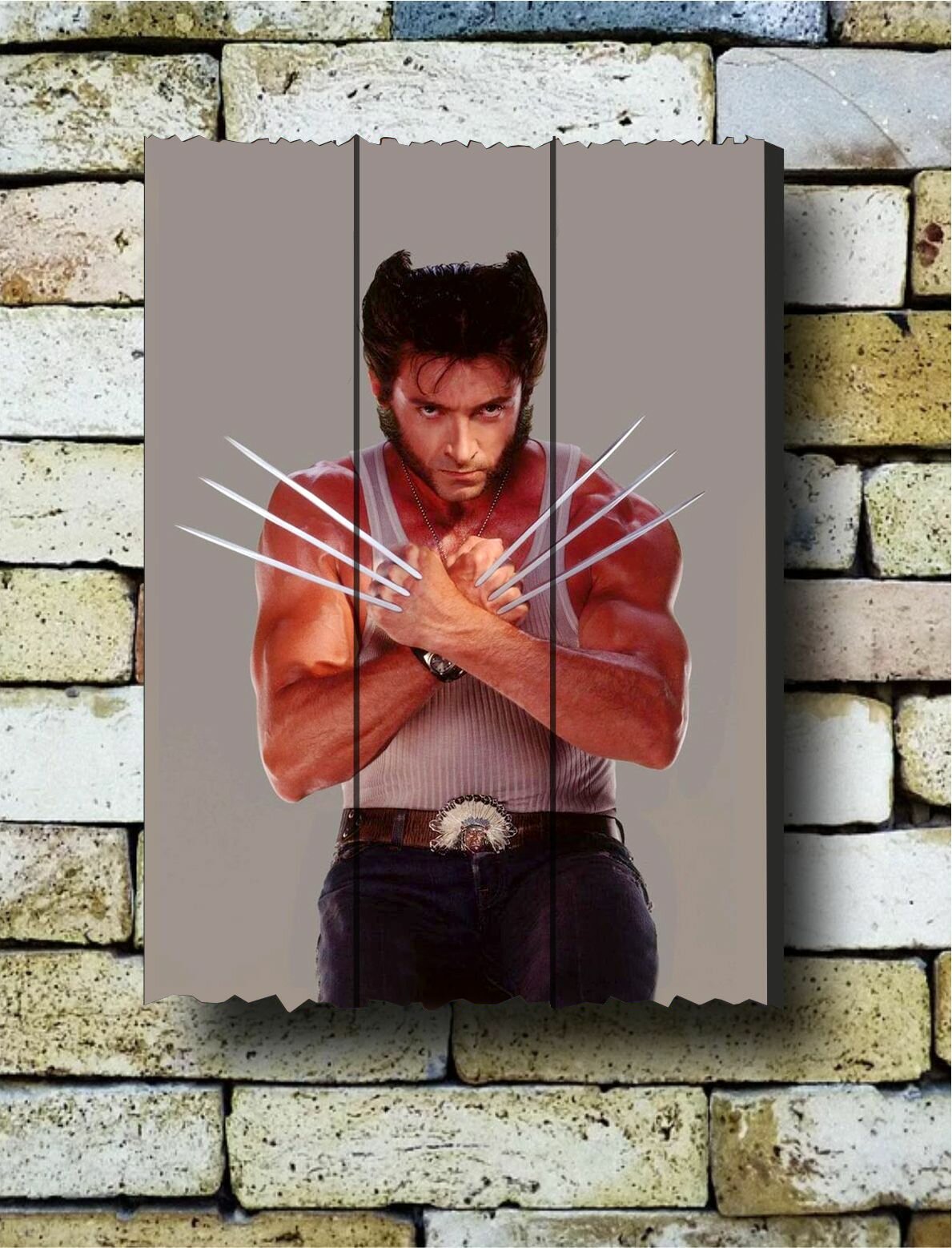 Картина на досках Росомаха 4 wolverine