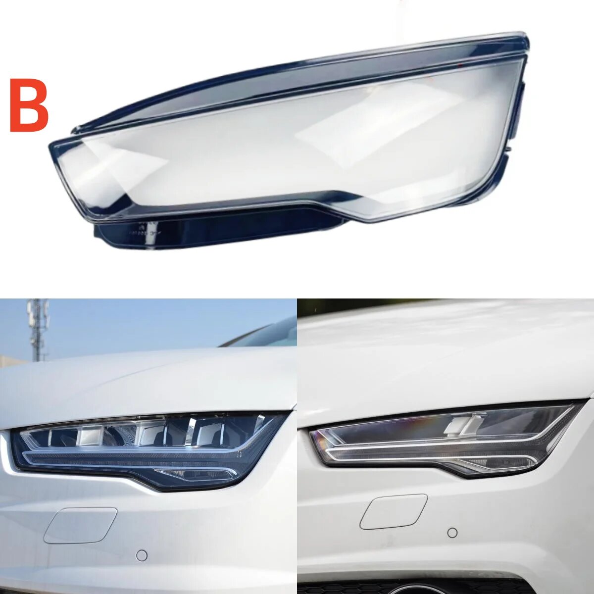 Защитная крышка фары Audi A7 2015-2018, Left-B