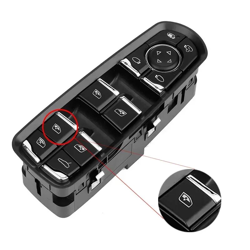 Кнопка стеклоподъемника Porsche Macan/Panamera/Cayenne, NO.3 Button
