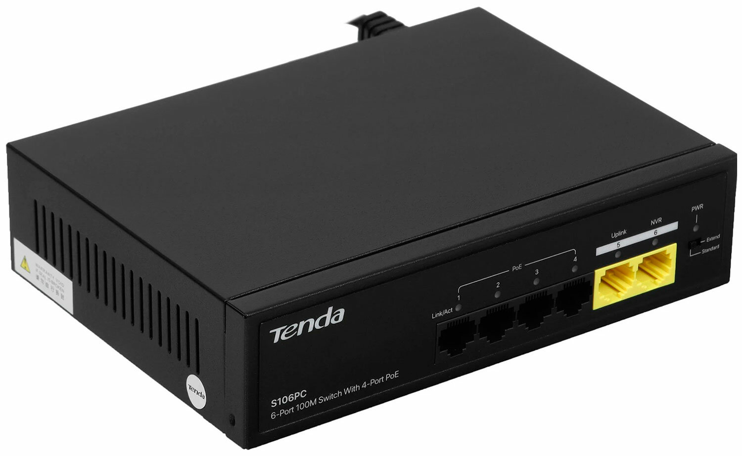 Коммутатор Tenda S106PC, 6PORT, 100M