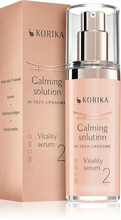 Сыворотка для ухода за кожей korika hi-tech liposome calming solution vitality, 30 мл