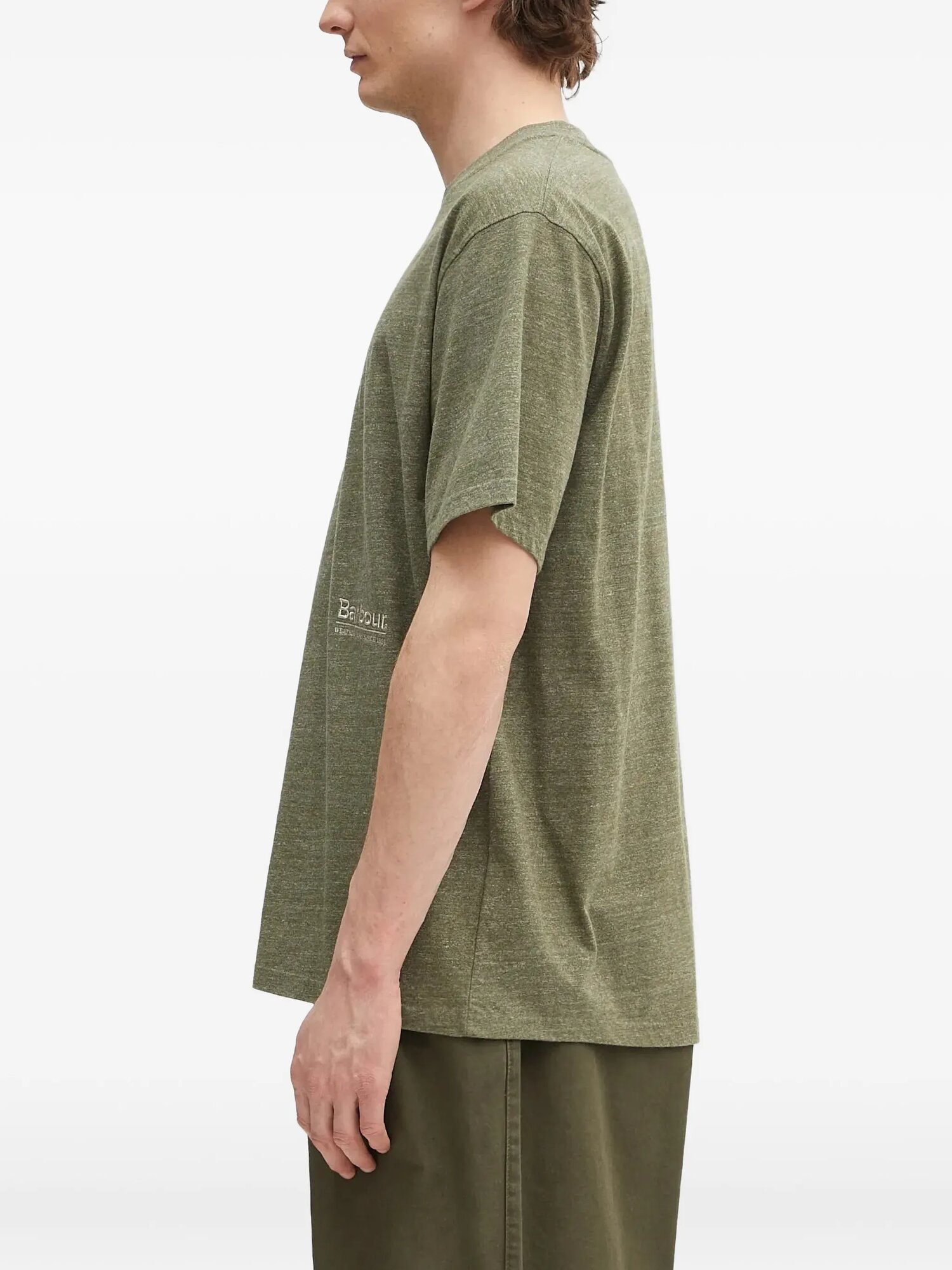Футболка Barbour, размер L, green — фото 1