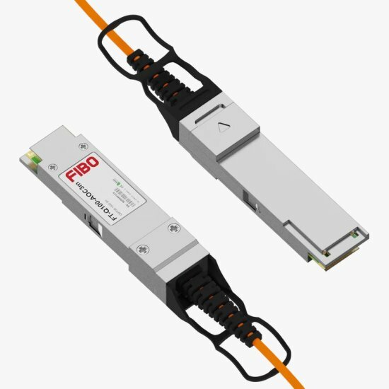 Кабель Fibo FT-Q100-AOC3m QSFP28 AOC модуль 100G, оптический кабель, 3 м
