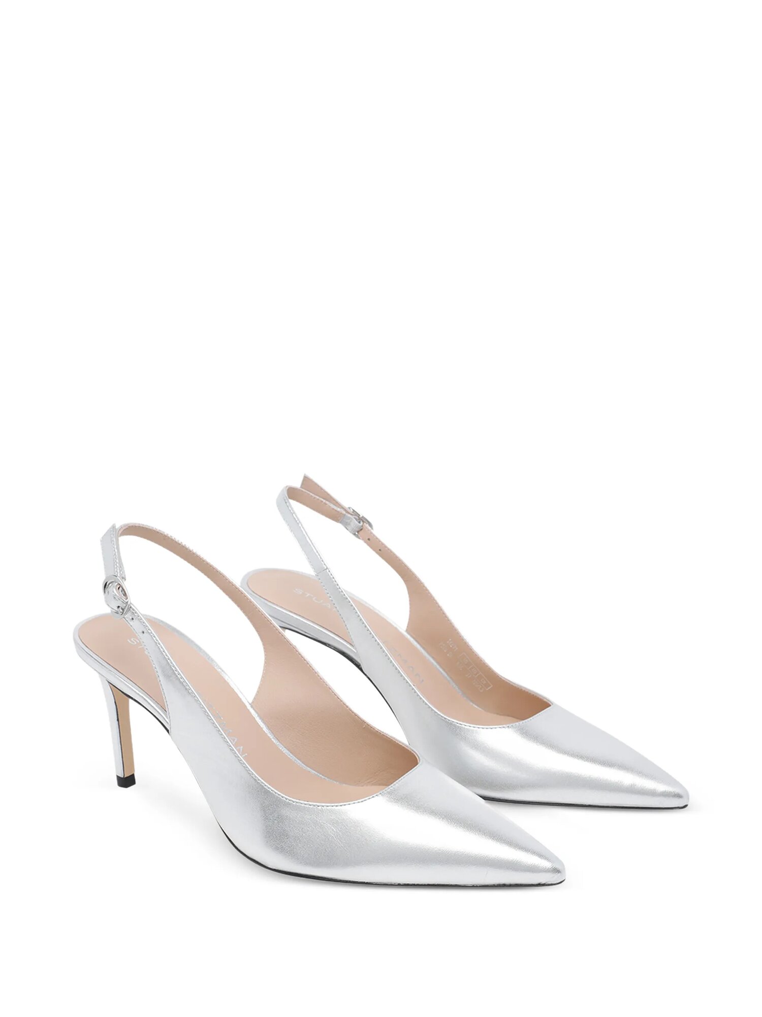 Туфли Stuart Weitzman Power 75, размер 36, Silver — фото 1