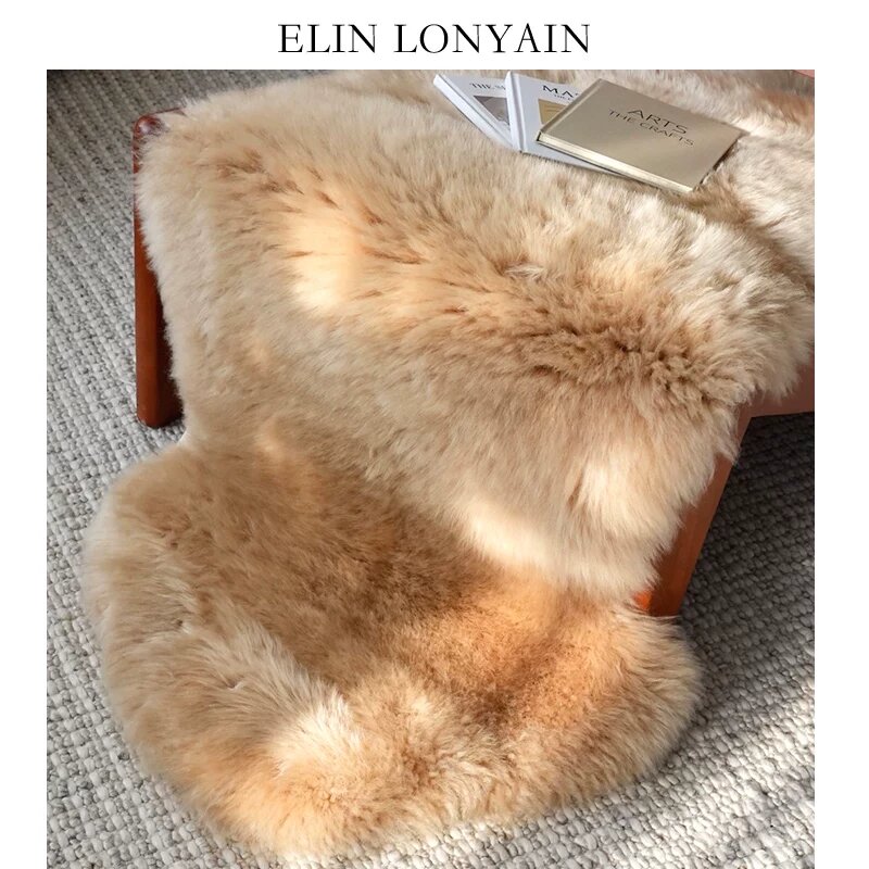 Плед-подушка из новозеландской шерсти Longyan Home Furnishing, для гостиной, дивана, спальни, прикроватный коврик,