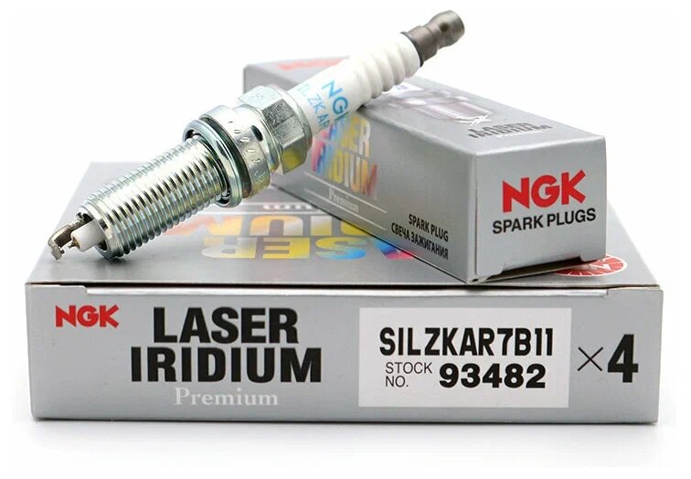 Свеча зажигания NGK SILZKAR7B11 Свеча зажигания 93482 1шт, комплект 4 шт.