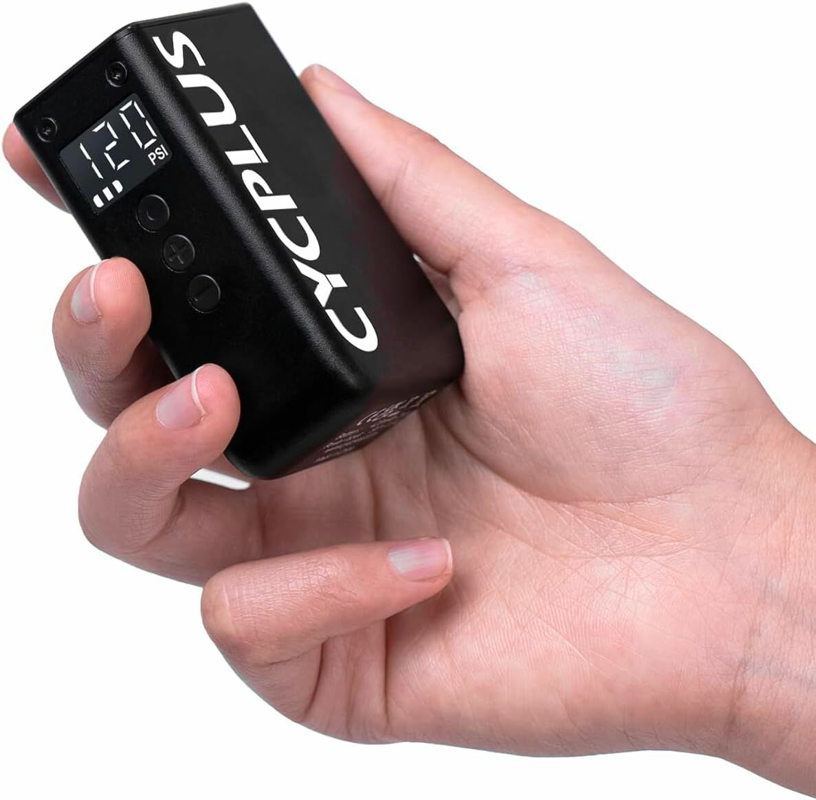 CYCPLUS AS2 PRO небольшой велосипедный насос с манометром, электрический мини-насос до 120 фунтов на квадратный дюйм, функция автоматической остановки