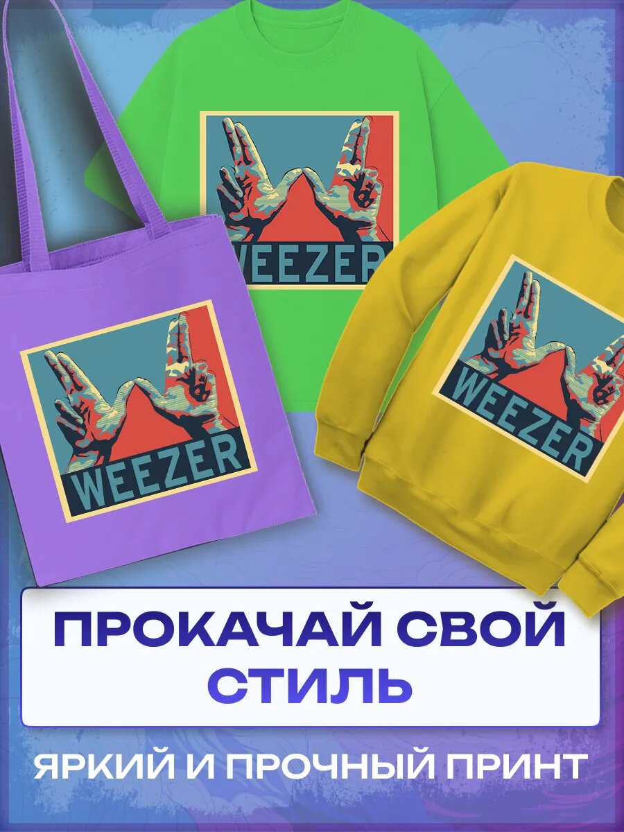 Термонаклейка weezer — фото 1