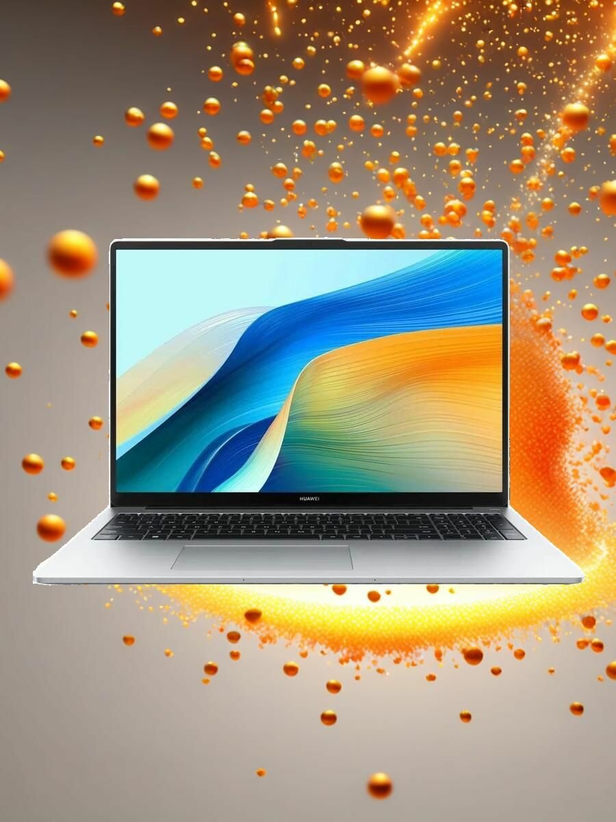HUAWEI HUAWEI MATEBOOK D16 MCLG-X Ноутбук 16", Intel Core i5-13420H, RAM 16 ГБ, SSD 1024 ГБ, Intel UHD Graphics, Windows Pro, (53014QKV/W11P), серебристый, Русская раскладка