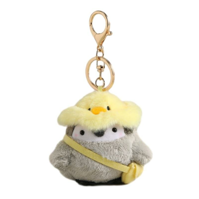 Рюкзак унисекс 77 SEVEN DREAM Милый рюкзак-пингвин, плюшевый брелок, 10CM EU, Little Penguin[Yellow Hat]