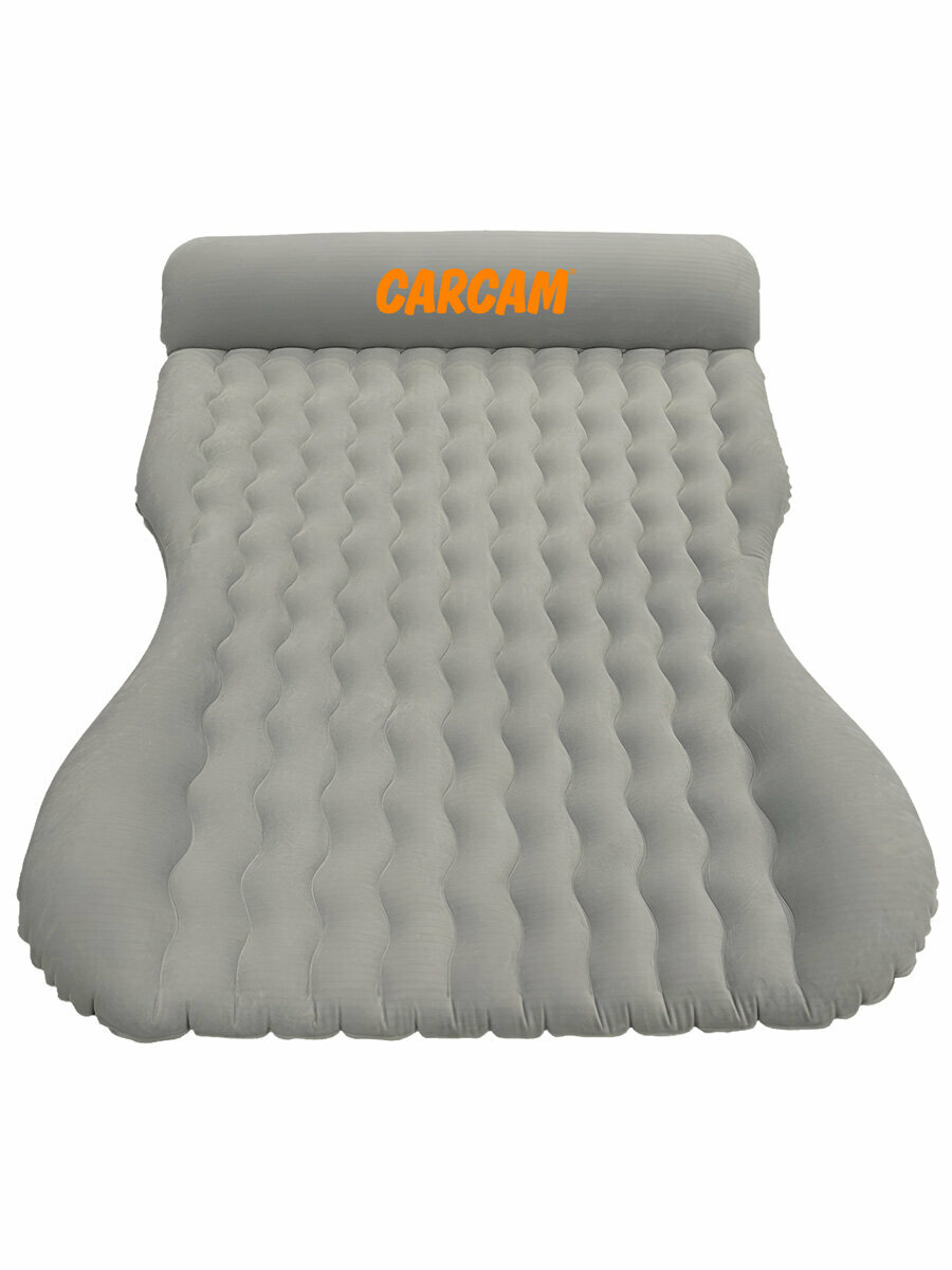 Автомобильный матрас CARCAM Inflatable Auto Airbed, Auto Air Pump, 170x133 cm. (CCMTE1758) Gray