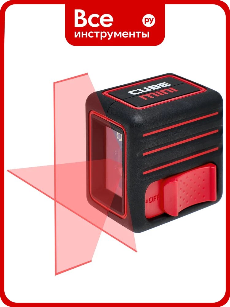 Лазерный уровень ADA Cube Mini Basic Edition А00461, 2 луча, красный, 10м