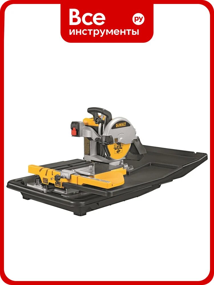 Плиткорезный станок DEWALT D24000, подача СОЖ, электрический привод