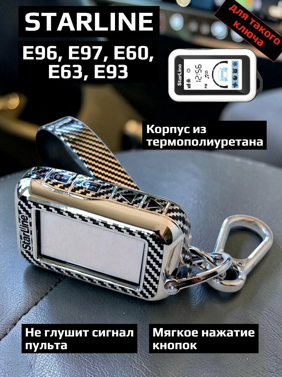 Чехол для пульта сигнализации Starline Е96 / Старлайн Е96