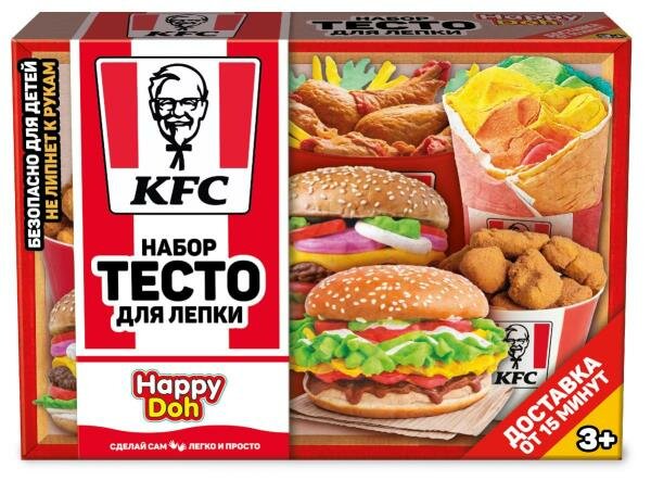 Набор для лепки Доставка KFC 24см HAPPY DOH Happy Doh PDSET-143226