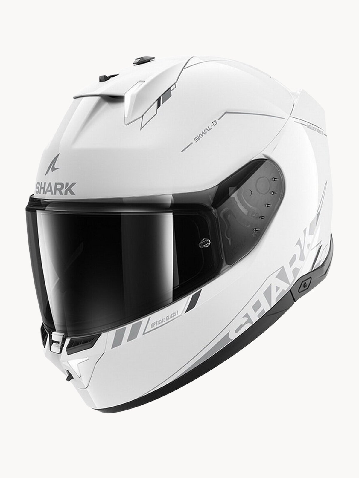 SHARK Мотошлем SKWAL i3 BLANK SP, цвет Белый, Размер XS