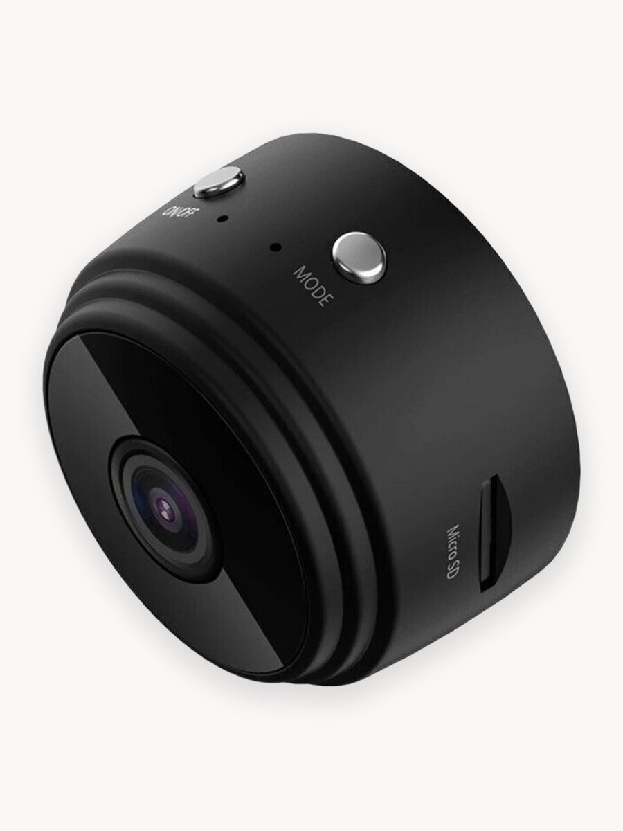 WiFi HD камера A9 Pro, видеокамера, мини камера, скрытая камера наблюдения, А9 Pro черная