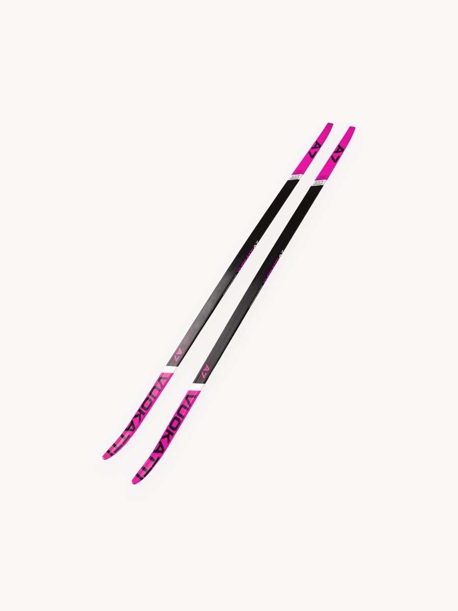 Лыжи беговые детские 150 см без насечек VUOKATTI Wax без креплений