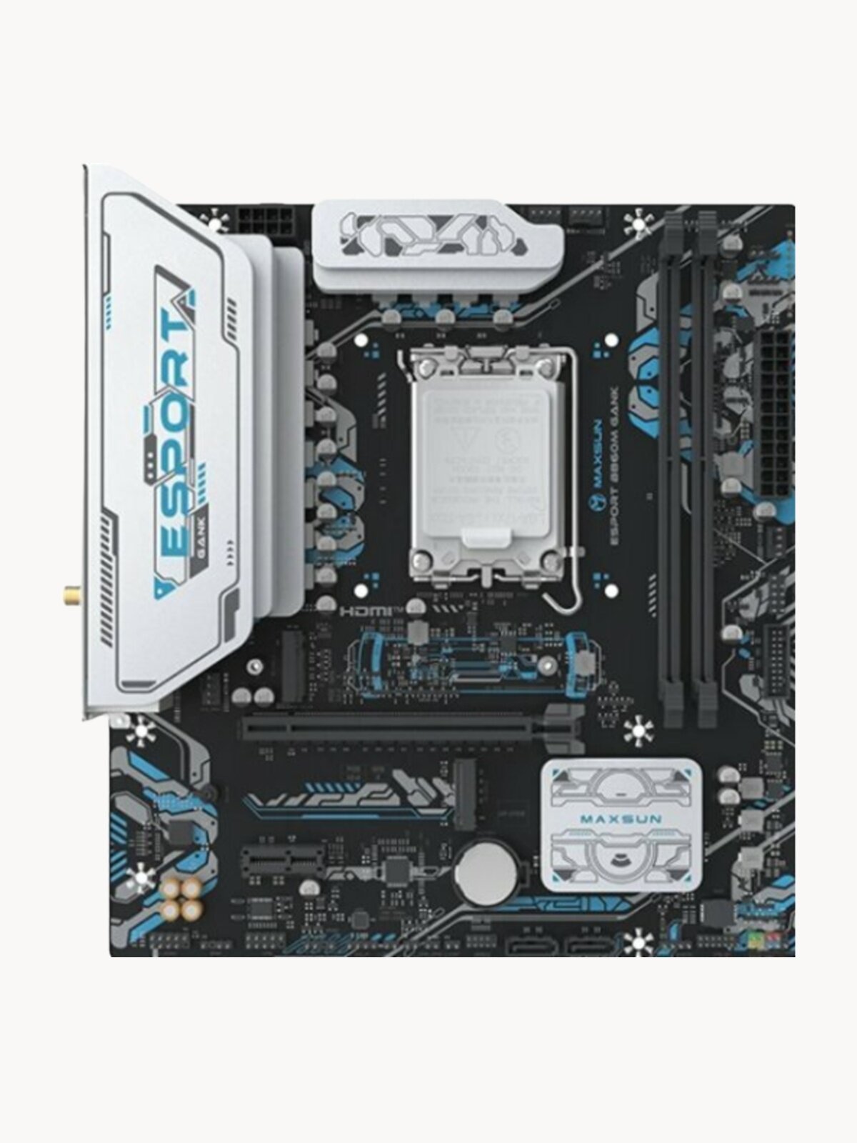 Материнская плата Maxsun MS-eSport B860M GANK WIFI (LGA1851, mATX)