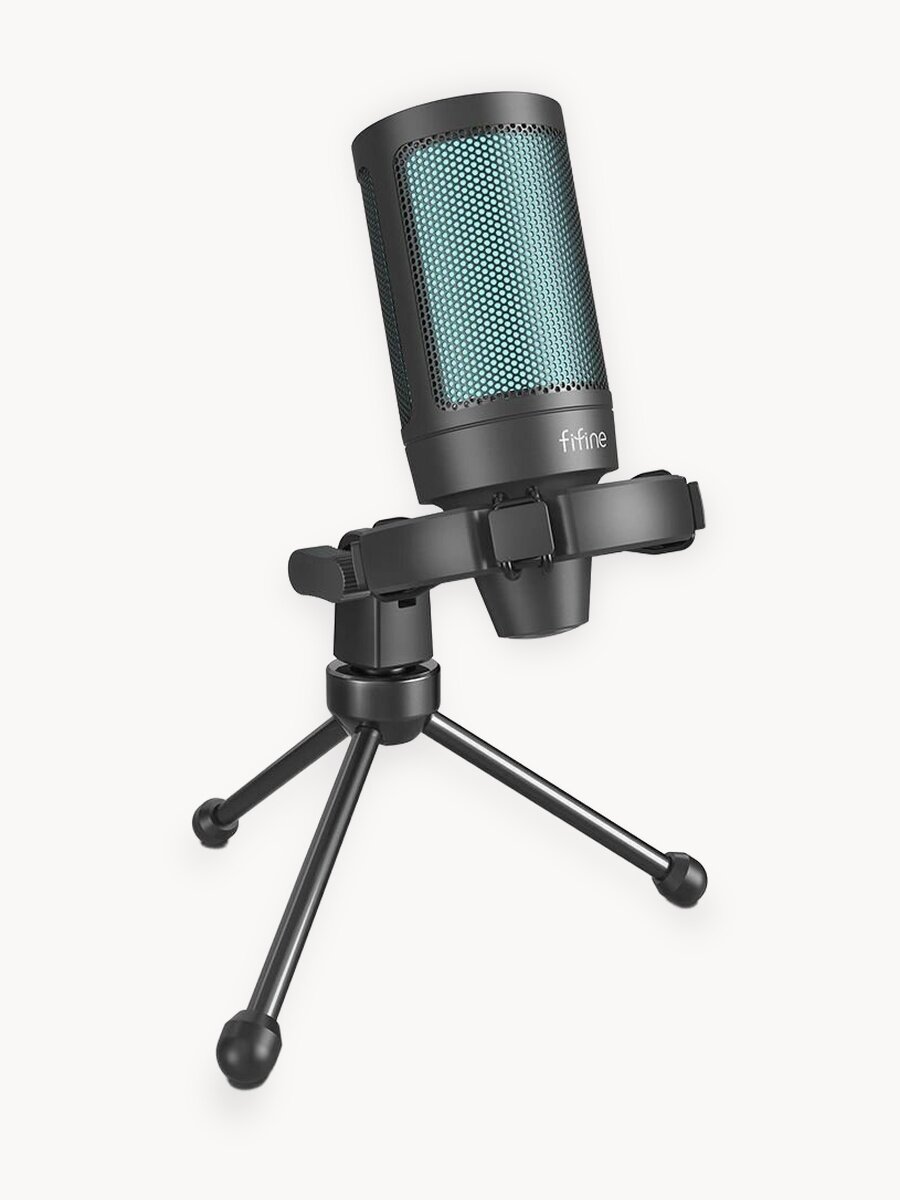 Конденсаторный микрофон Fifine AmpliGame A2 , микрофон для компьютера, Black