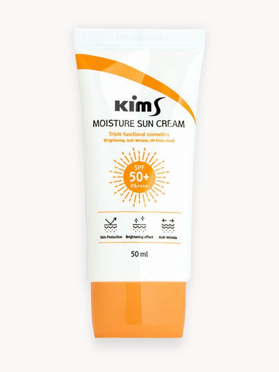 Увлажняющий солнцезащитный крем для лица Kims Moisture Sun Cream SPF 50+
