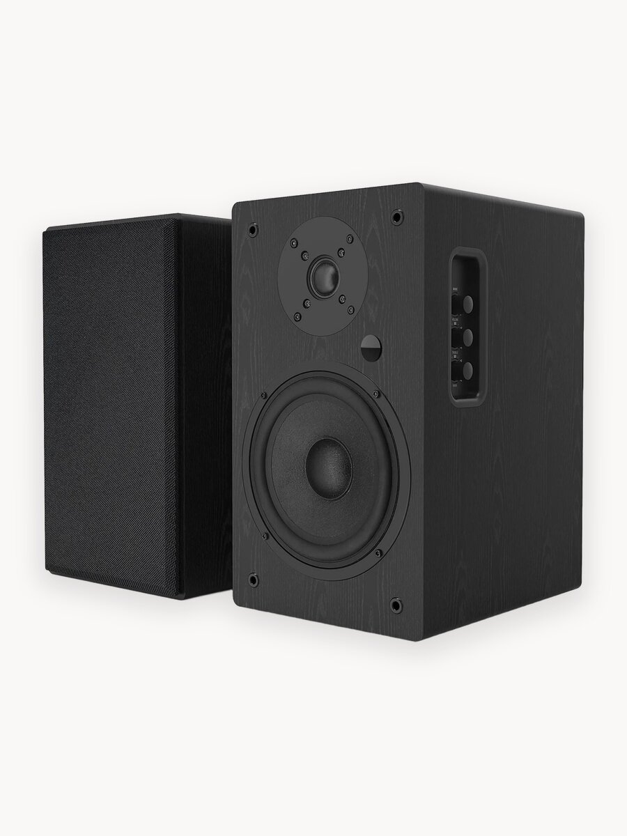 Полочная акустика Music Public Kingdom BS120 black, 2.0, bluetooth, 2 шт, черный