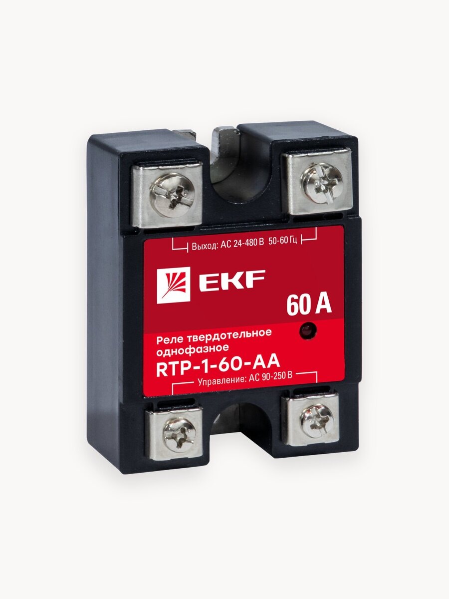 Реле твердотельное однофазное RTP-60-AA EKF PROxima 60А 220В