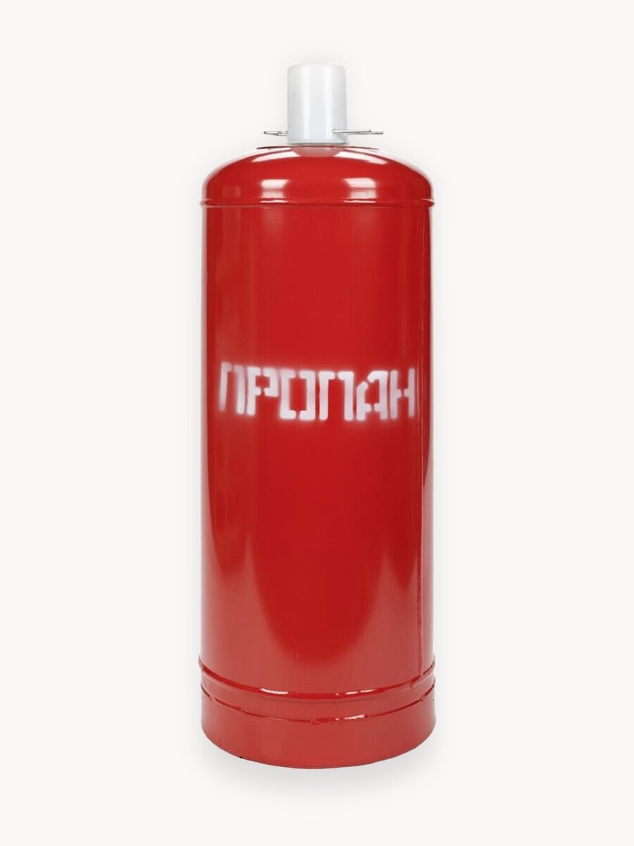 Баллон пропан 50 л Спец СВ-БАЛЛОН50ВБКН, стальной, с предохранительным клапаном и пластиковым колпаком для газоснабжения