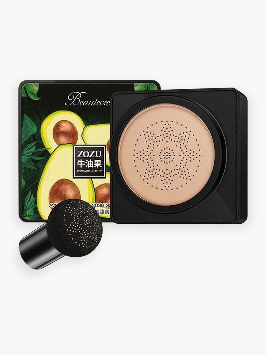 Кушон для лица тональный авокадо Zozu тон 2