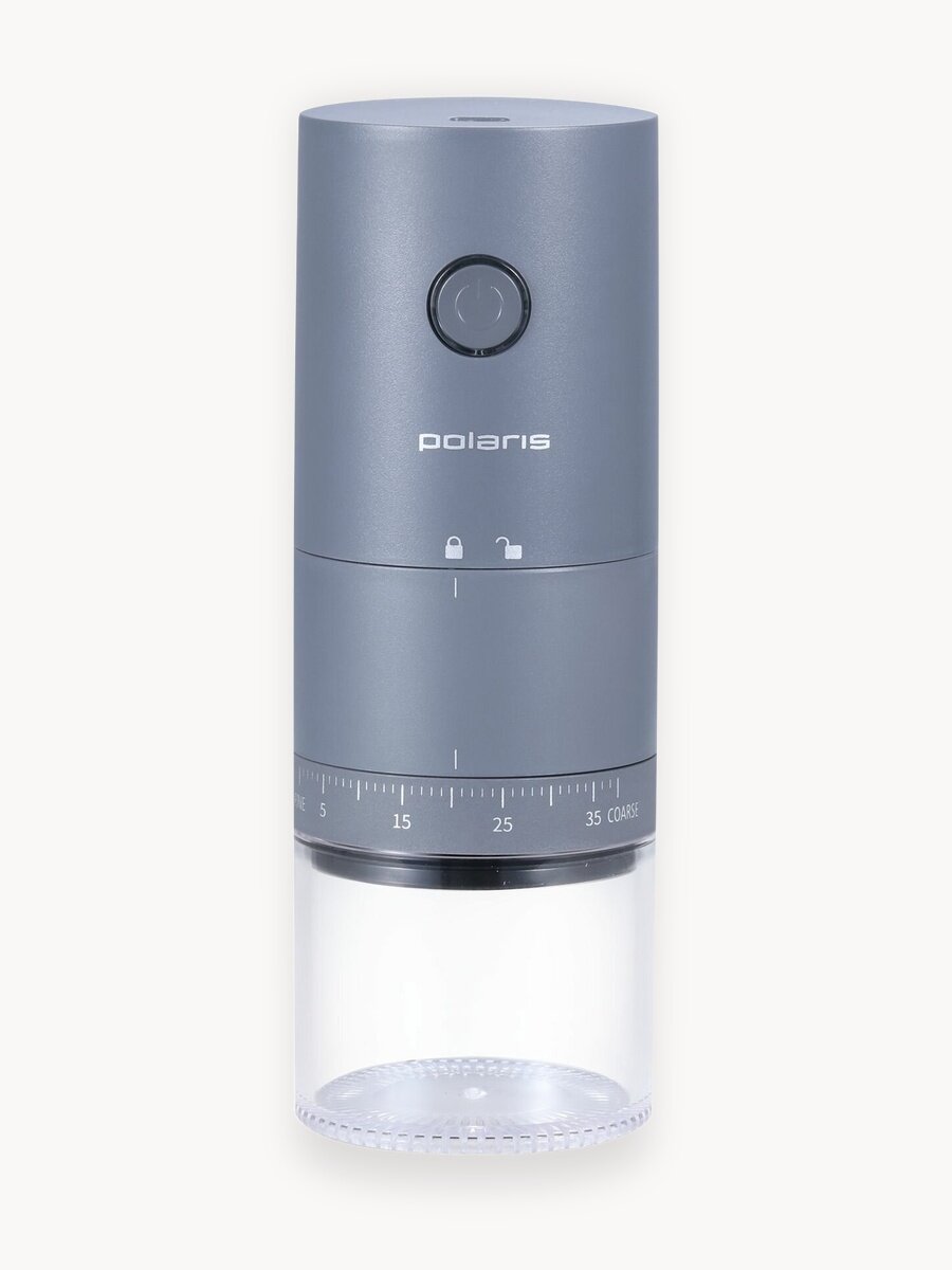 Кофемолка PCG 2055 Графитовый Polaris. Портативная USB-кофемолка.