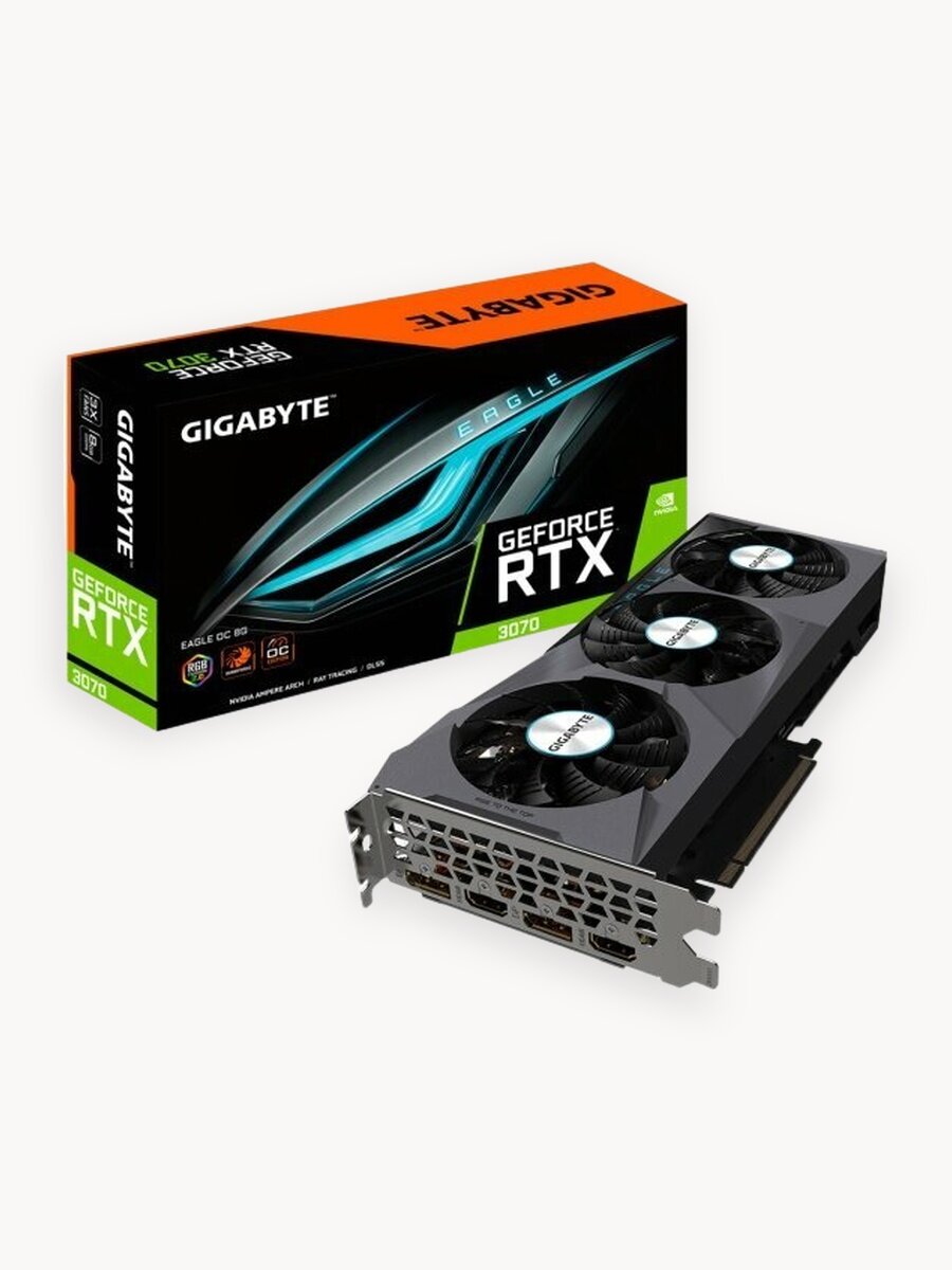 Видеокарта Gigabyte GeForce RTX 3070 EAGLE OC 2.0 8G
