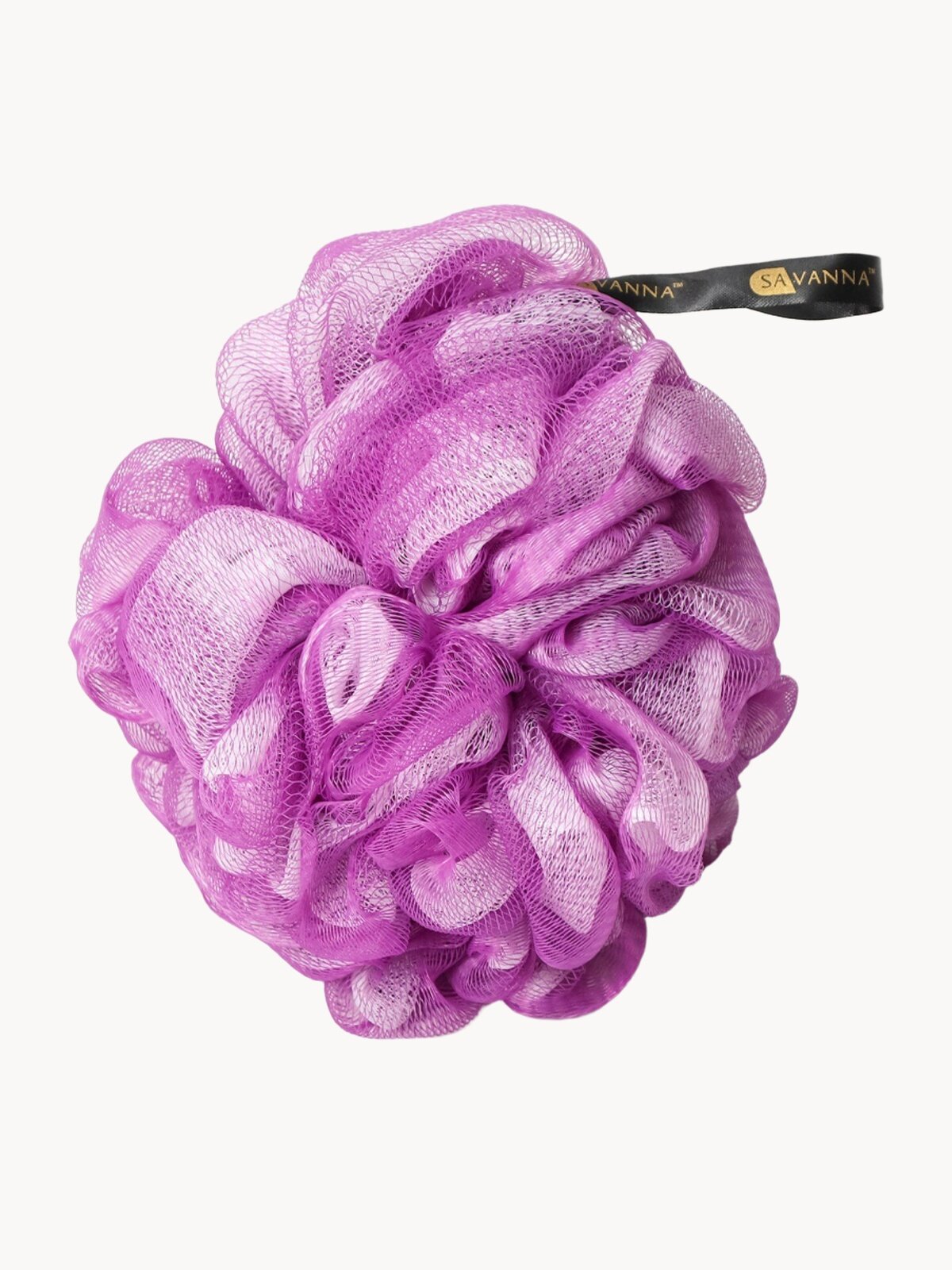 Мочалка массажная для тела SAVANNA «Градиент», 90 гр, цвет фиолетовый