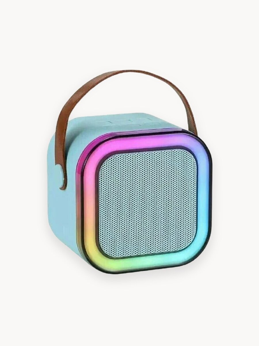 Караоке-система Fifine с двумя микрофонами и портативная, с Bluetooth и WMA