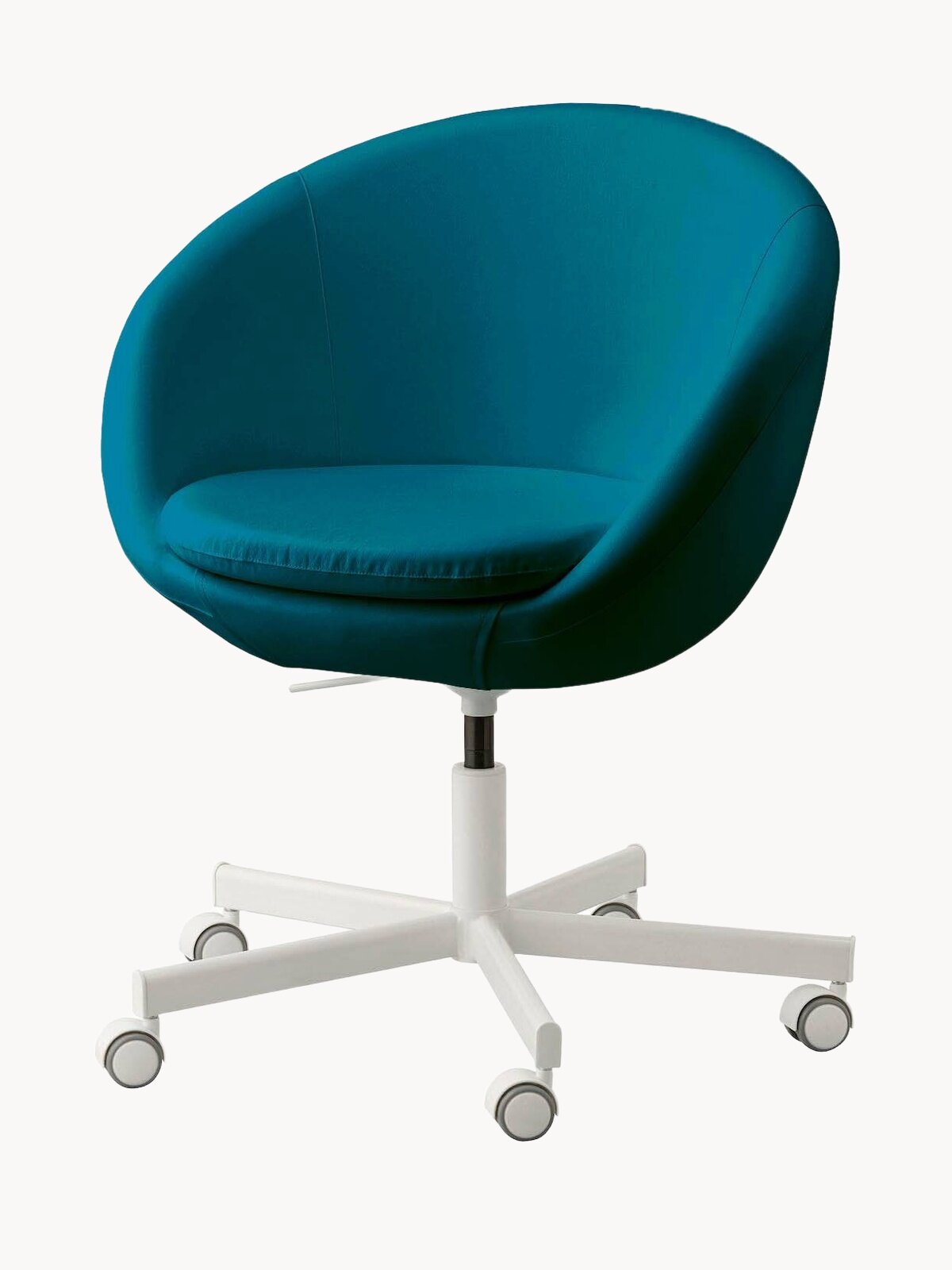 Чехол на кресло "Скрувста" Глубокая вода, из ткани велюр с эффектом "Антикоготь"