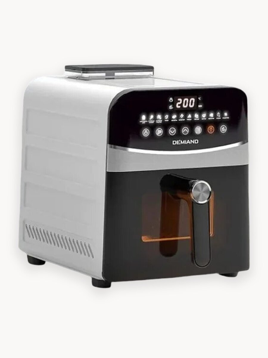 Аэрогриль DEMIAND "SANDERS MAX", 2 ТЭНа, сенсорное управление, 200 °C, 12 программ, 6,5 кг