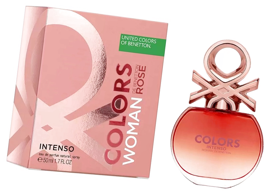 Бенеттон Колорс Роуз Интенсо аромат 50 мл женский - Benetton Colors Rose Intenso