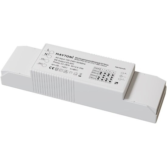 Блок питания Maytoni Technical Dali 23-40V 22-28W IP20 0,55-0,7A PSL-DL40-3CCT-550-700mA