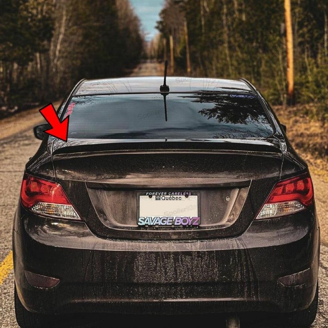 Спойлер дактейл для Hyundai Solaris 1