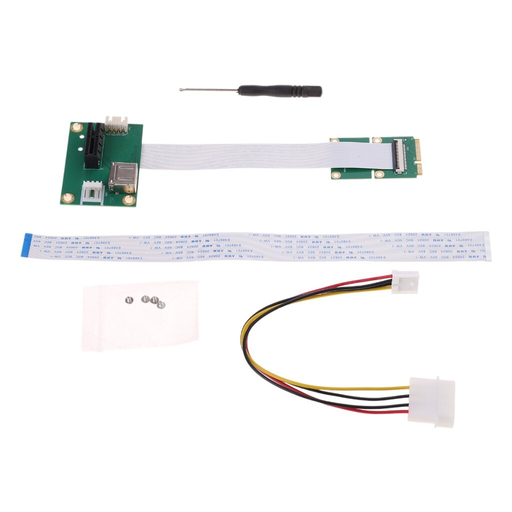 Mini PCI E к PCI E 1X удлинительный кабель